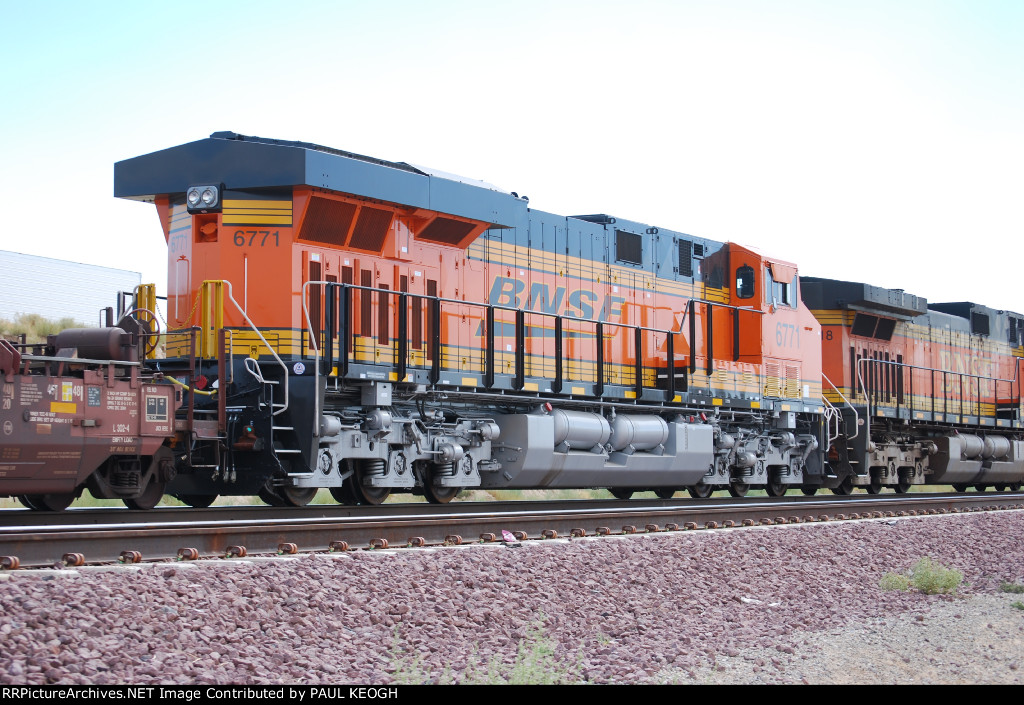 BNSF 6771 passes me by as she heads west on her First Revenue Run!!!